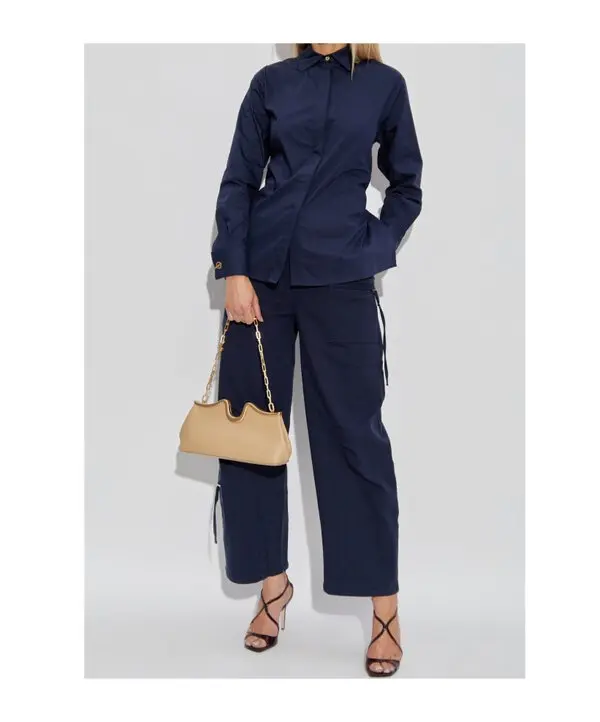 Cult Gaia Open-back Shirt - Blue