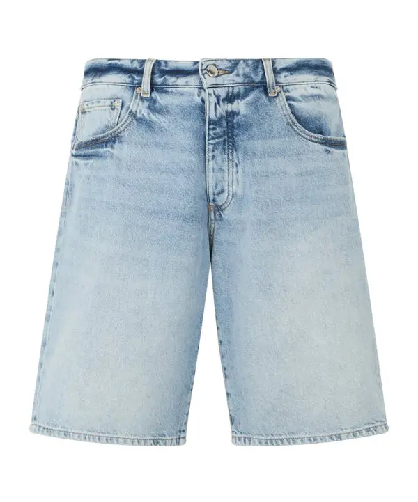 ICON DENIM LOS ANGELES Bermuda Denim Shorts - Blue