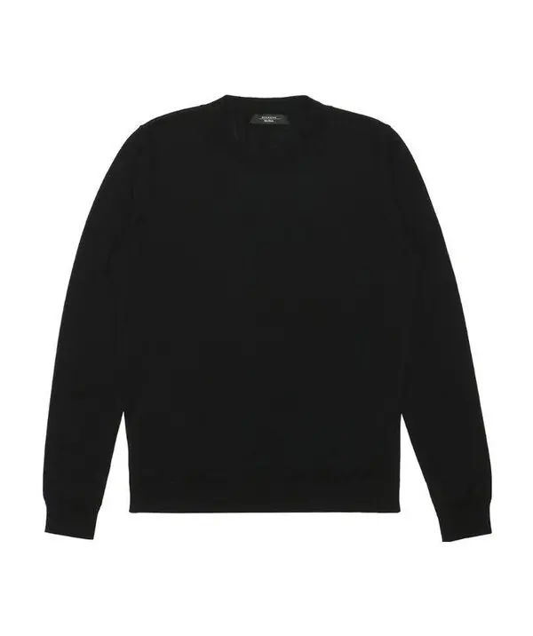 Max Mara Round Neck Long Sleeve Pullover - Black