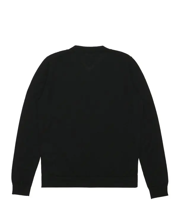 Max Mara Round Neck Long Sleeve Pullover - Black