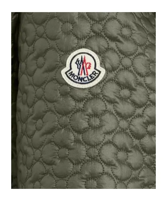 Moncler Floral Quilted Padded Shirt Jacket