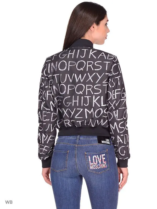 Moschino Print Bomber Jacket