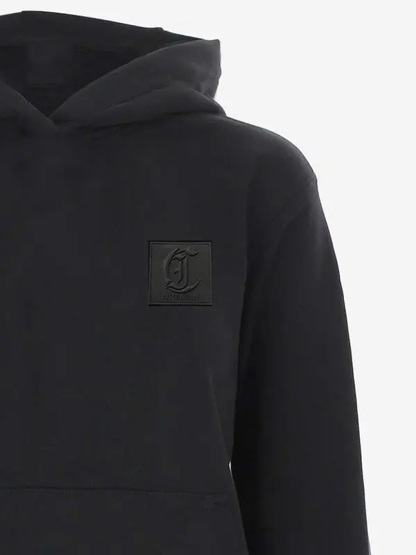 Just Cavalli Logo Patch Hoodie
