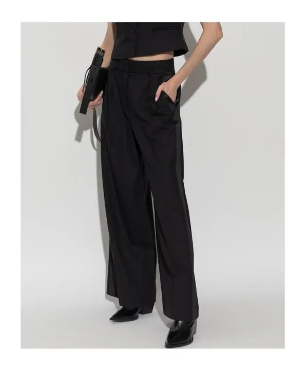 ALLSAINTS Noa Wide-leg Pleated Trousers