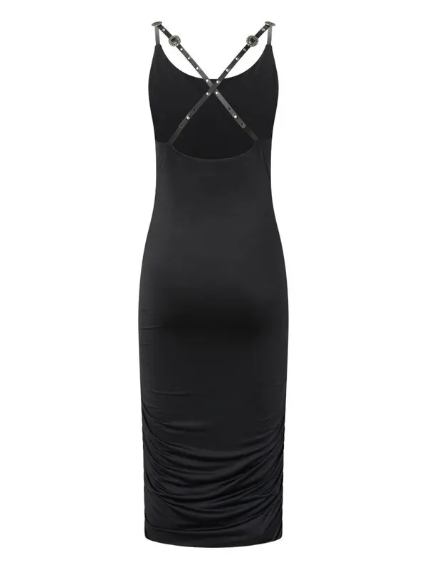 Pinko Ruched Strappy Dress