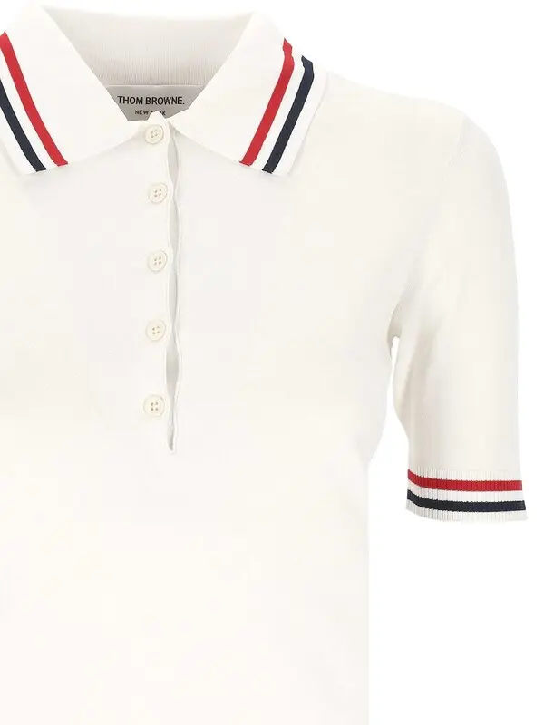 Thom Browne Striped Polo Shirt