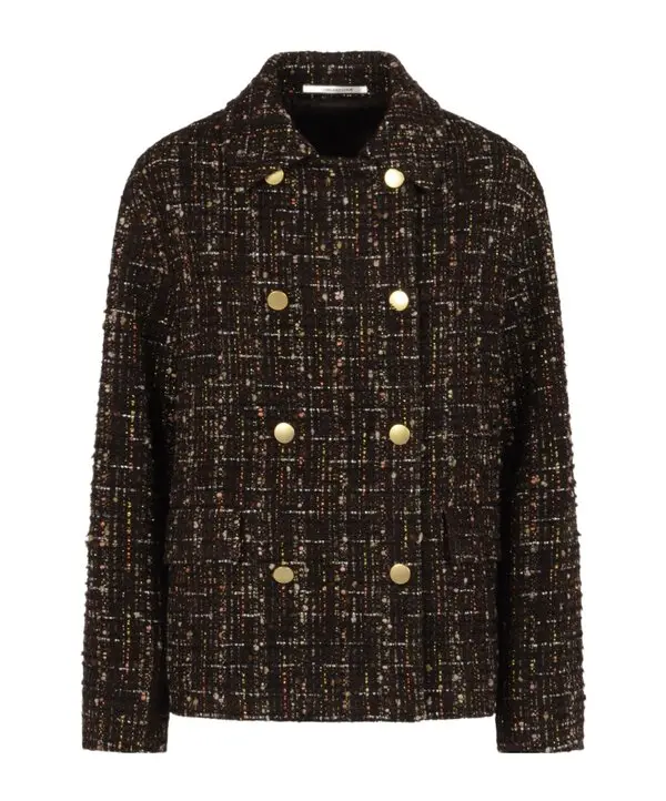 Tagliatore Double-breasted Coat - Black
