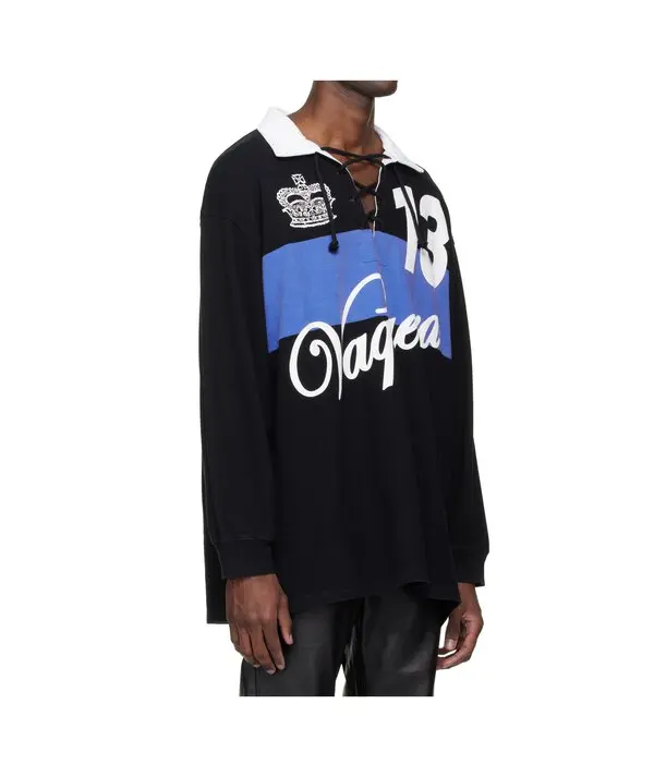 Vaquera Long-sleeves Polo Top