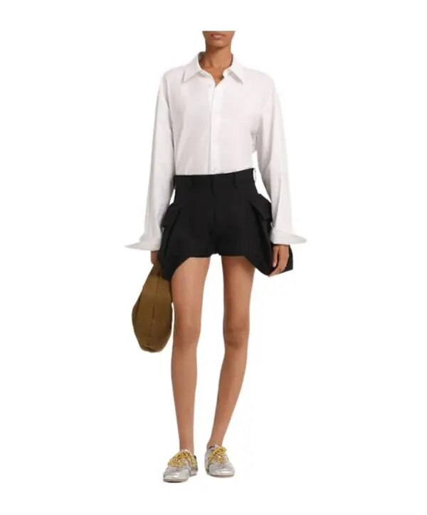 Sacai Double-face Silk Blend Shorts
