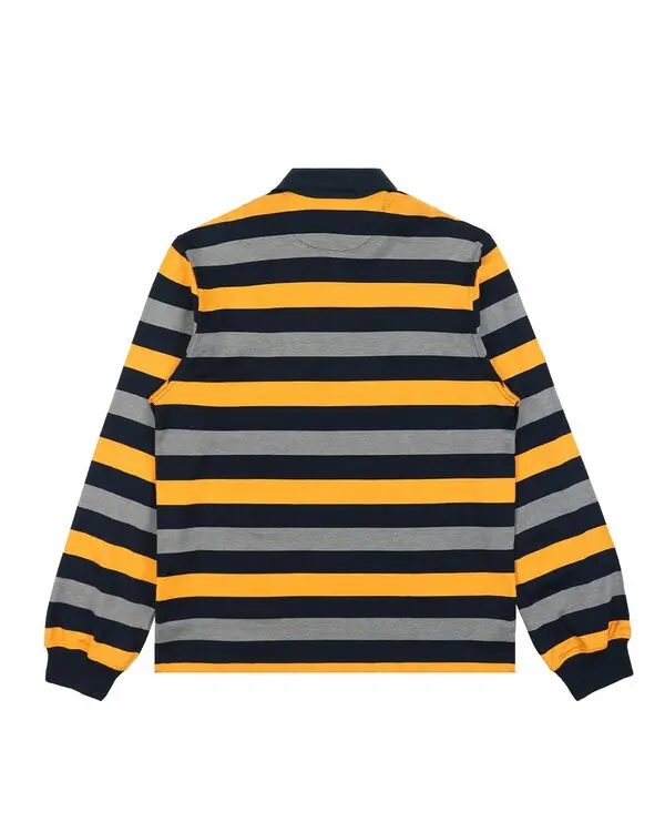 PAUL  SHARK Striped Long-sleeved Polo Shirt