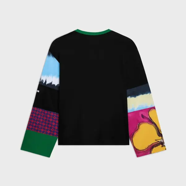 Celine Long Sleeved T-shirt In Cotton Jersey