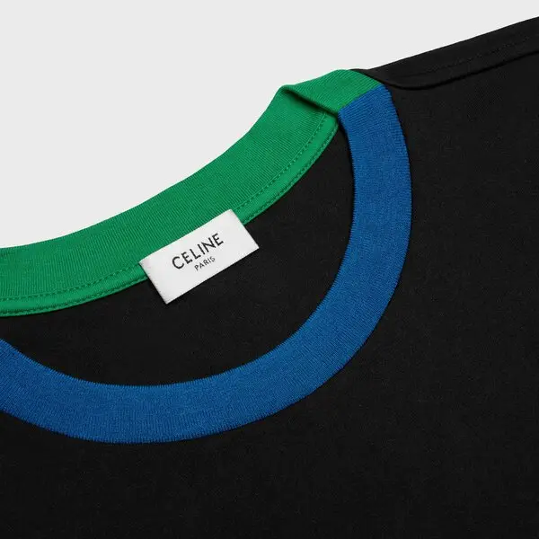 Celine Long Sleeved T-shirt In Cotton Jersey