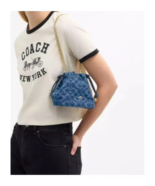 COACH Faye 17 Bucket Shoulder Bag
