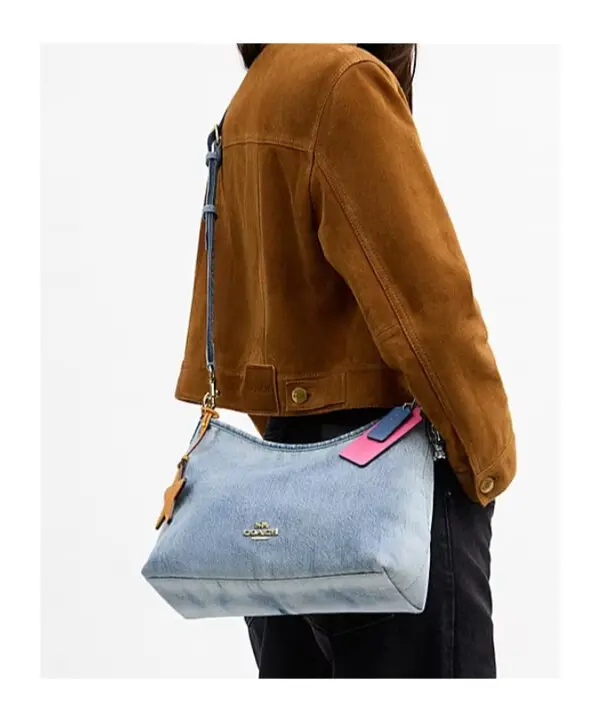 COACH Laurel Shoulder Bag With Charms - Blue