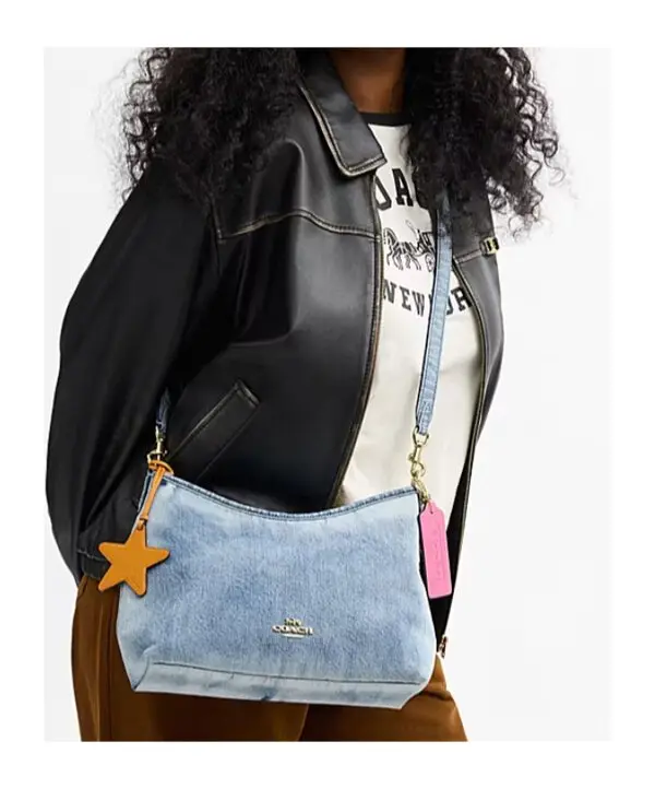 COACH Laurel Shoulder Bag With Charms - Blue