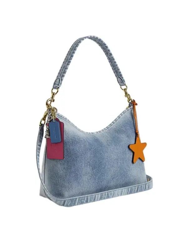 COACH Laurel Shoulder Bag With Charms - Blue