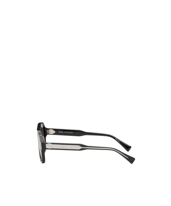 A.p.c. Les Navigator Full-rim Sunglasses - Black