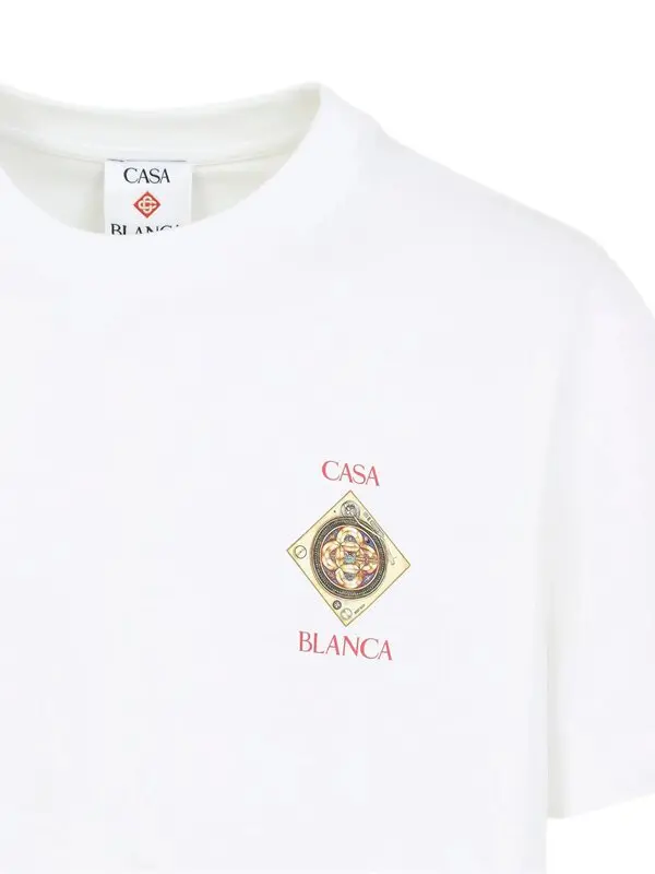 Casablanca Music Graphic T-shirt - White