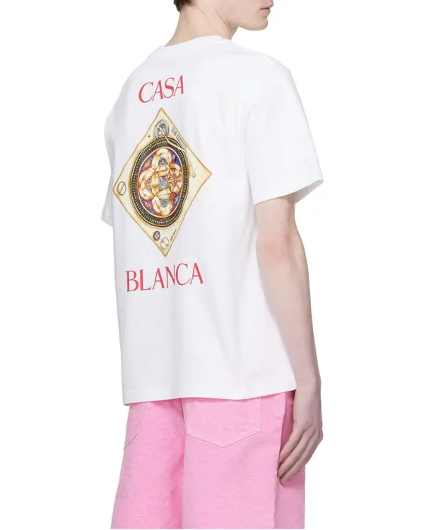 Casablanca Music Graphic T-shirt - White
