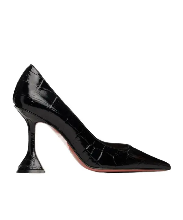 Amina Muaddi Ami Pump 95 High Heel - Black