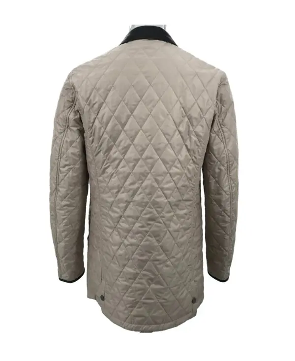 FERRAGAMO Lapel Quilted Cotton Suit