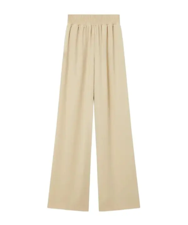 JOSEPH Nour Wide-leg Elasticated Waist Trousers