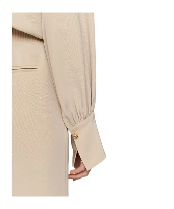 JOSEPH Nour Wide-leg Elasticated Waist Trousers