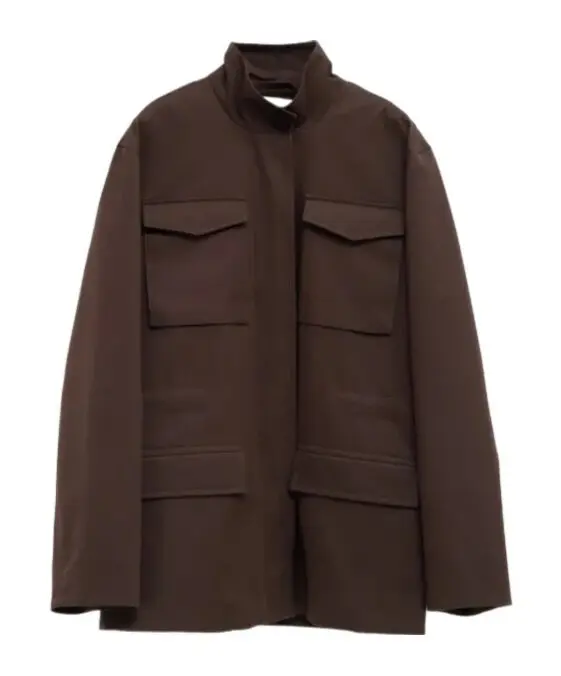 THE ROW Floriana High Neck Jacket