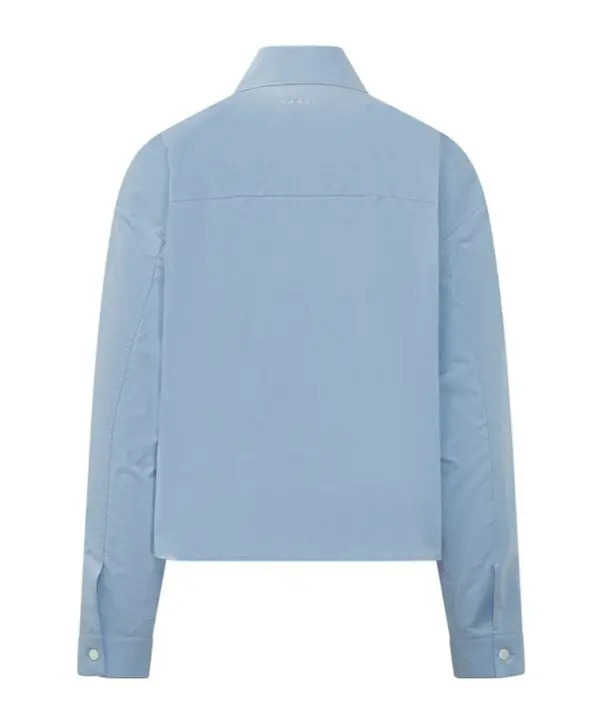 Marni Zip-up Collared Jacket With Buttoned Cuffs