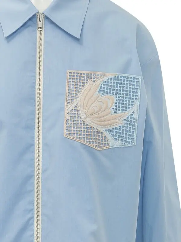 Marni Zip-up Collared Jacket With Buttoned Cuffs