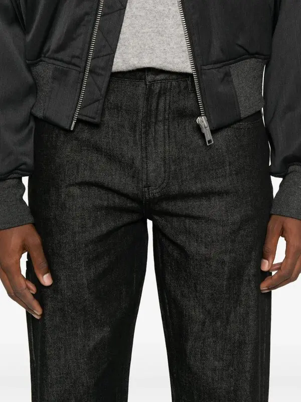ENTIRE STUDIOS Logo-patch Straight-leg Jeans