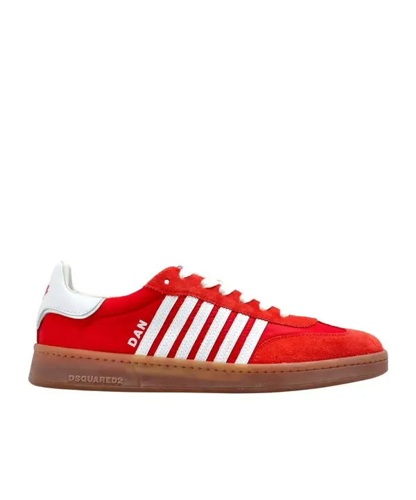Dsquared2 Boxer Stripe Low-top Sneakers - Red