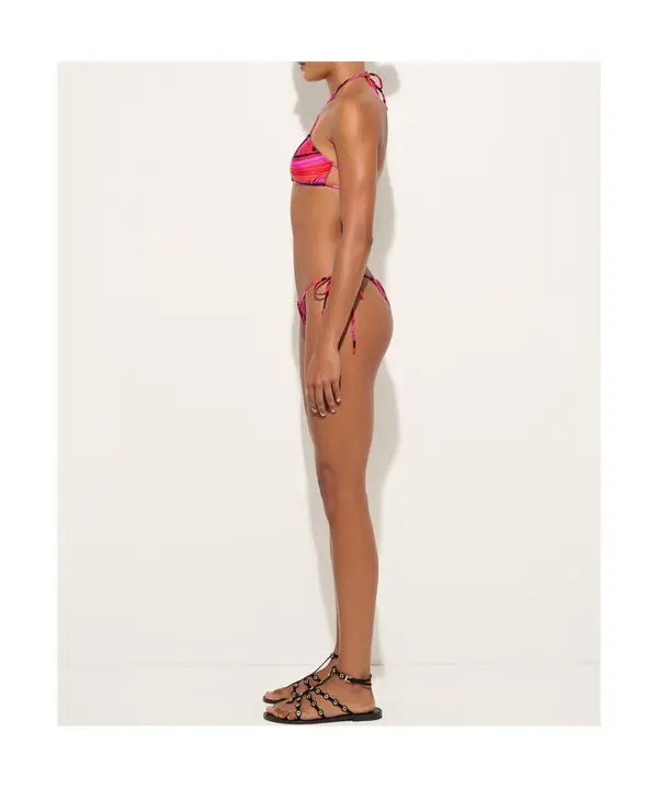 Emilio Pucci Marmo Triangle Bikini Top - Red