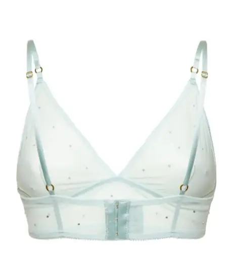Stella McCartney Embellished Mesh Soft Cup Bra