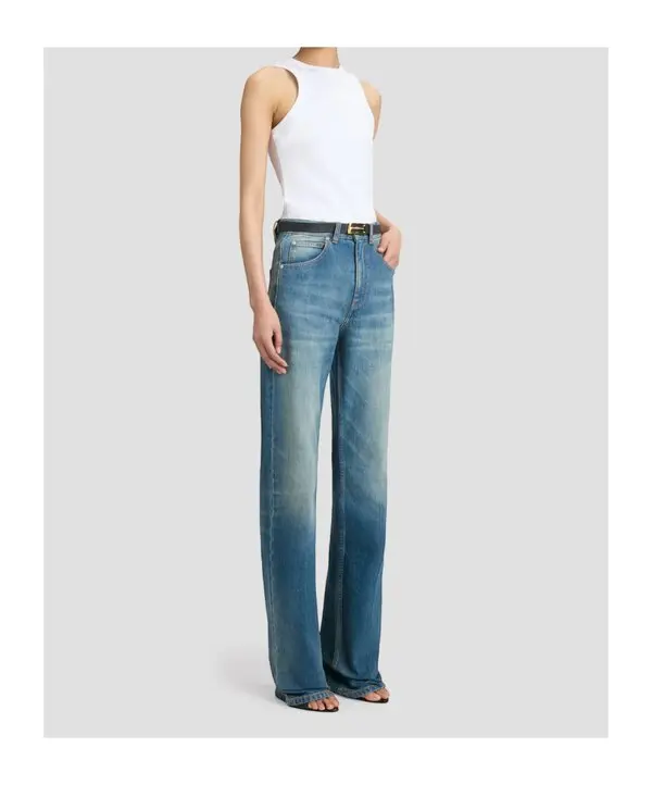 Victoria Beckham Straight Leg Jeans
