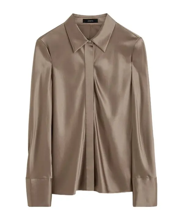 JOSEPH Brunel Silk-satin Shirt