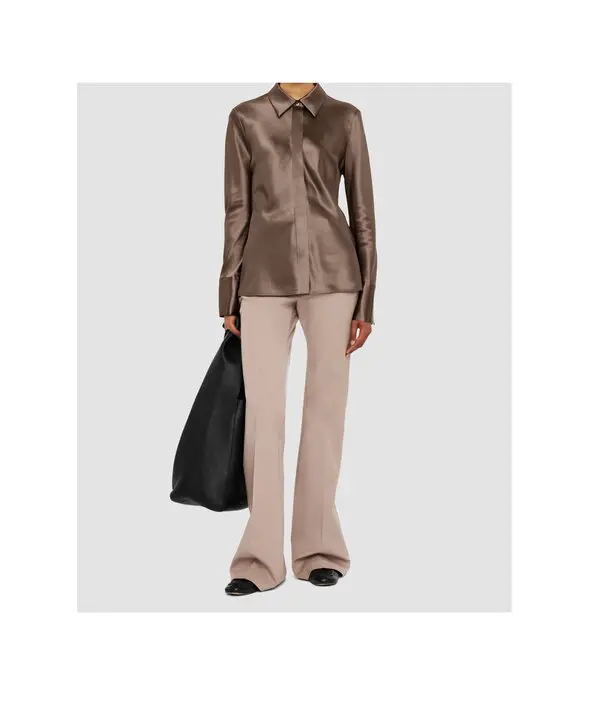 JOSEPH Brunel Silk-satin Shirt