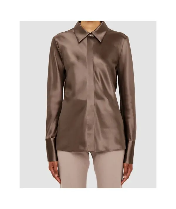 JOSEPH Brunel Silk-satin Shirt