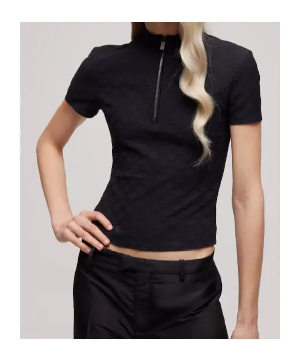 Gucci Gg Jersey Jacquard T-shirt - Black