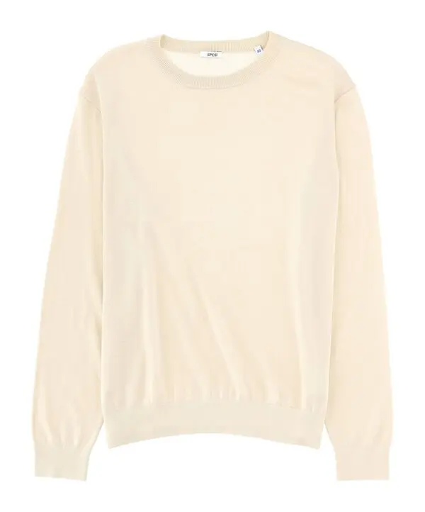 Aspesi Crew Neck Knitted Sweater - Nude