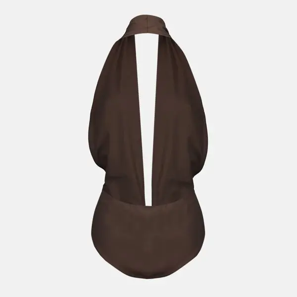 Christopher Esber Halterneck Plunge One Piece