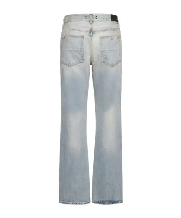 Amiri Bar Logo Straight Jeans