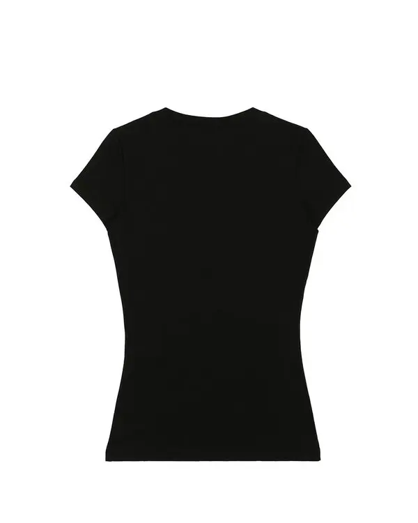 Moschino Cotton Love Heart T-shirt - Black