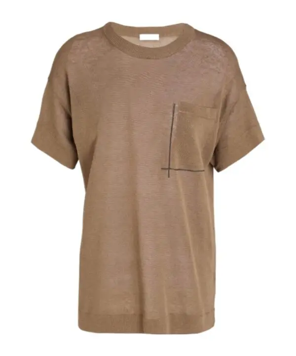 Brunello Cucinelli Monili Detail T-shirt