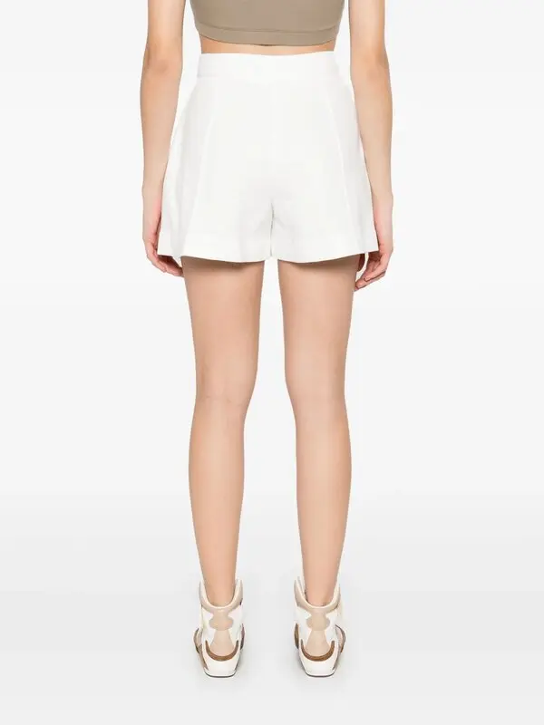 Brunello Cucinelli Pleated Tailored Shorts - White