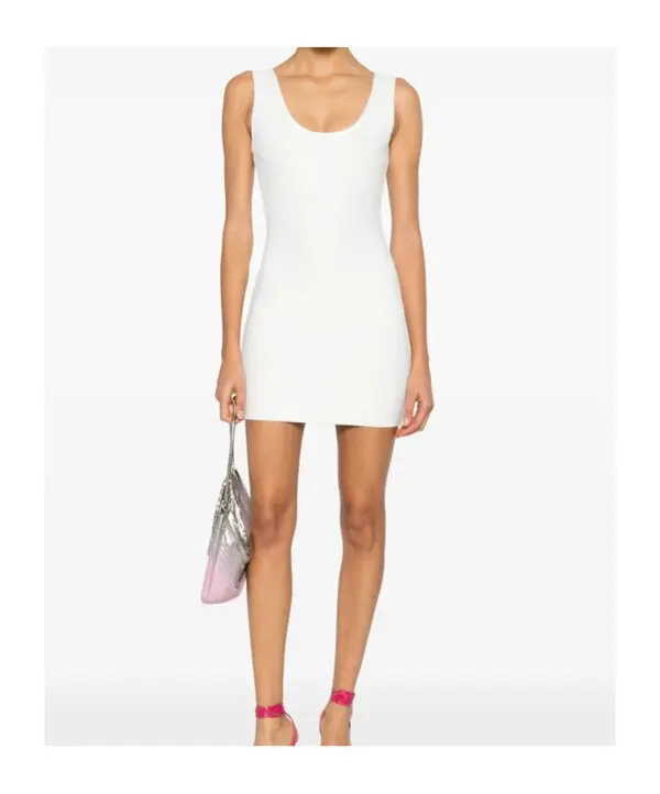 Herve Leger Amara Mini Dress - Alabaster