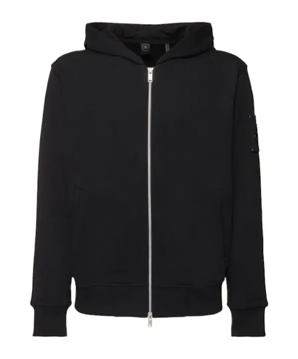 Moose Knuckles Hartsfield Zip-up Hoodie - Black
