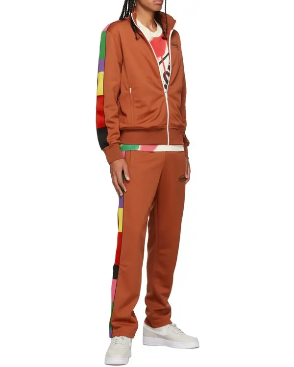 Palm Angels X Missoni Sport Logo Print Track Jacket - Brown