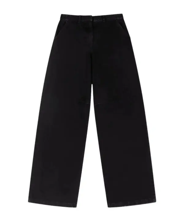 ENTIRE STUDIOS Cotton Wide-leg Jeans - Black