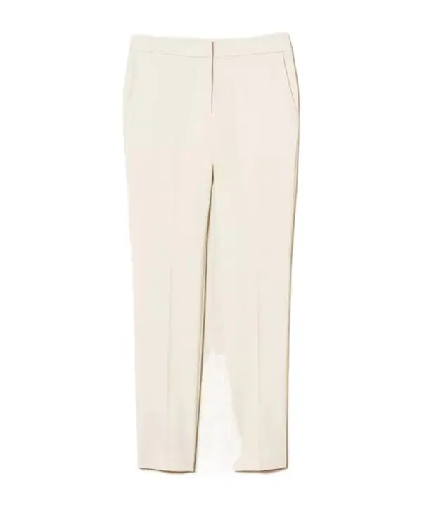 TWINSET Creased Trousers - White